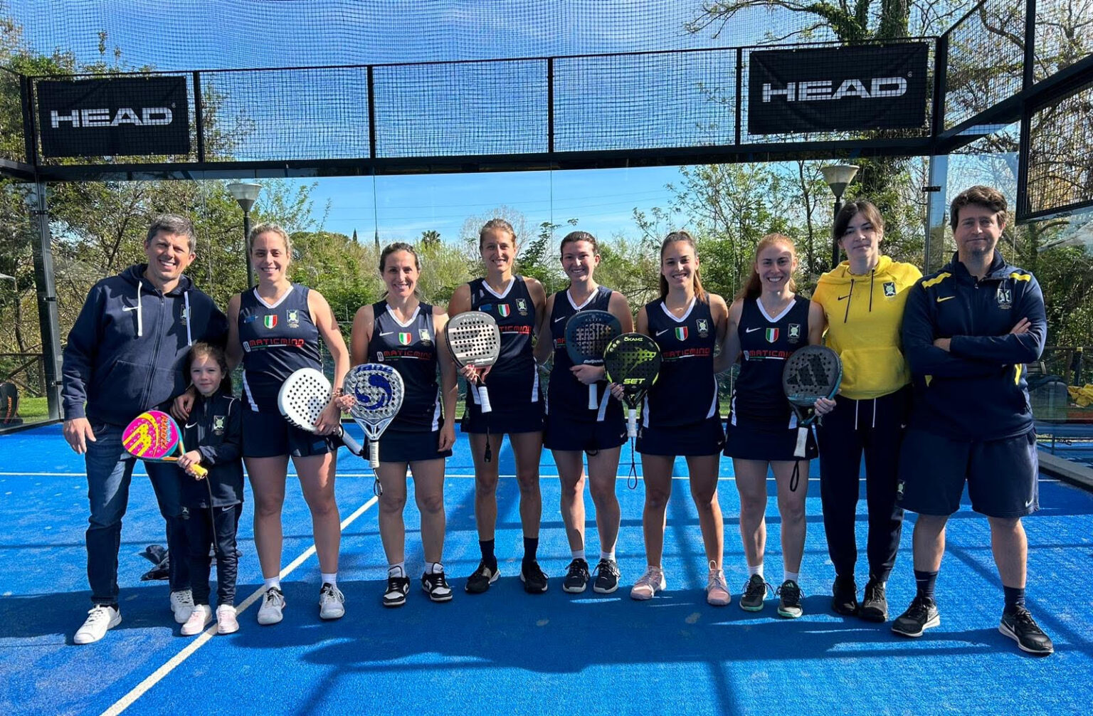 Padel, le ragazze della serie A alle Final Four - Circolo Canottieri Aniene